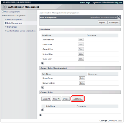 Managing Roles Using User Authentication - ACCESS MANAGEMENT SYSTEM ...