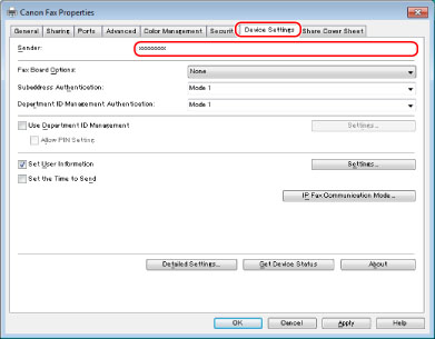 Setting the Fax Options - Canon imageRUNNER ADVANCE C3330i/C3325i e-Manual