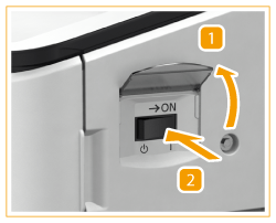 Turning ON the Machine