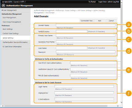 Registering Server Information